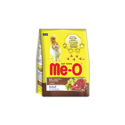 MeO Cat Dry Food – Beef Flavour & Vegetable (1.2kg) – Perfect Companion